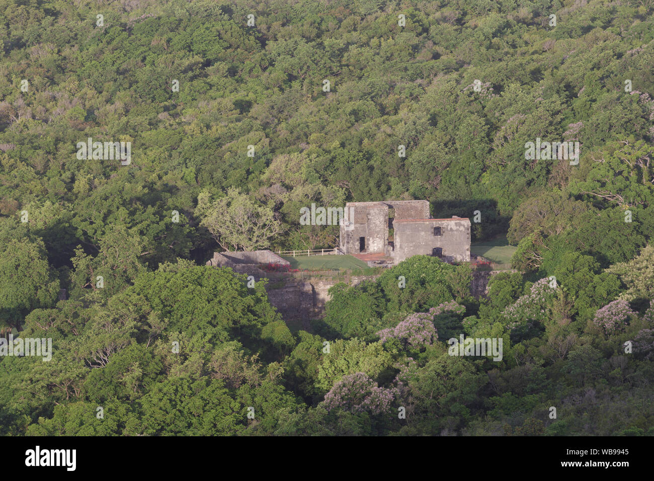 Chateau Dubuc on the island of Martinique Stock Photo - Alamy