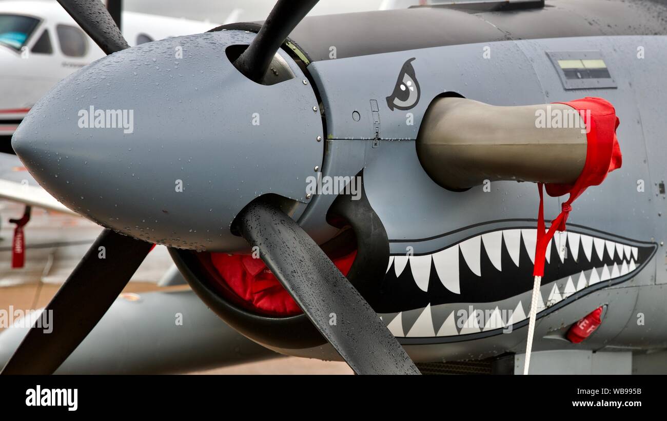 Textron Aviation Beechcraft AT-6 Wolverine light-attack aircraft on ...