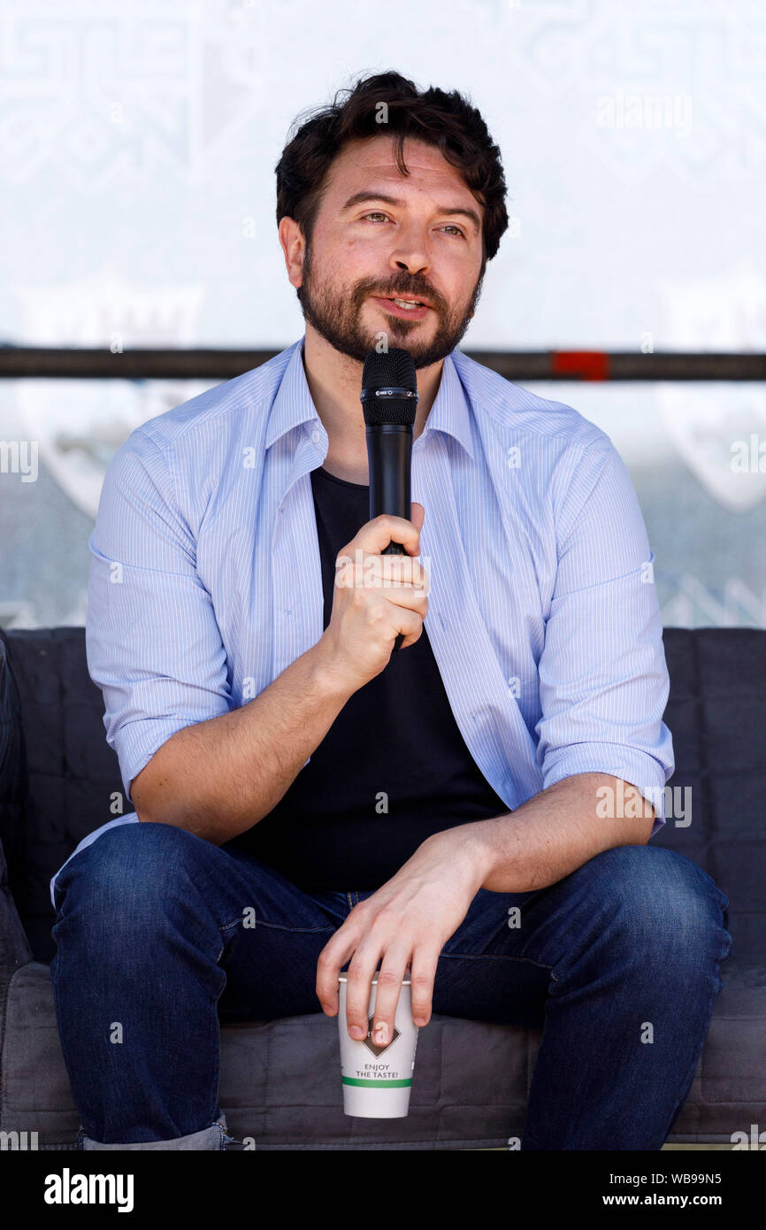 Ryan Gage at the 1st German Castle Con at Schloss Burg an der Wupper ...