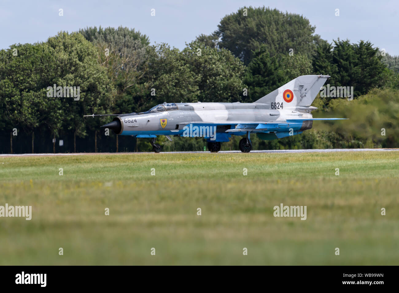 Romanian Air Force Mig-21 jet Aircraft Stock Photo - Alamy