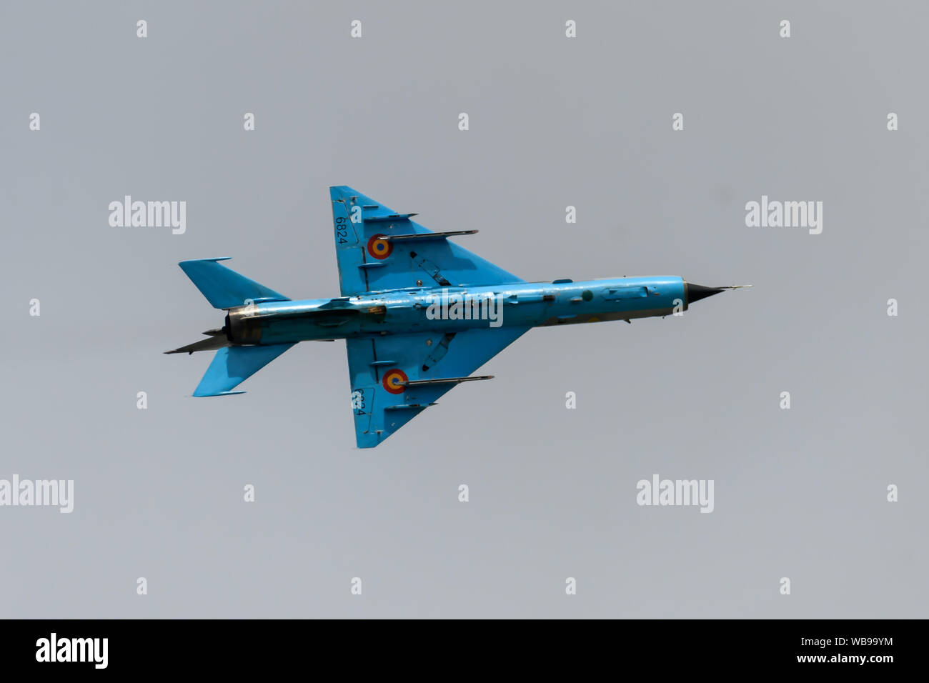 Romanian Air Force Mig-21 jet Aircraft Stock Photo - Alamy