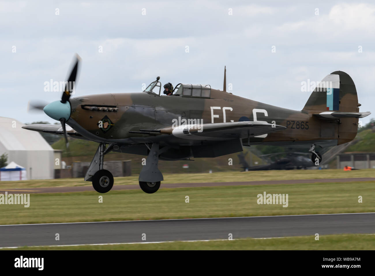 Hawker Hurricane Classic fighter aircraft Stock Photo - Alamy