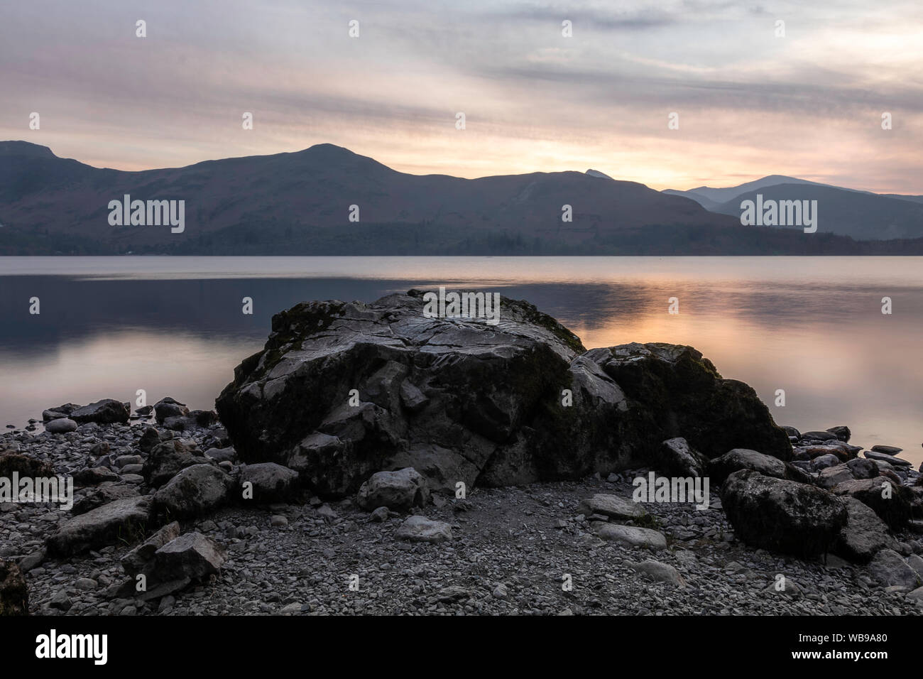 Sunset lake district hi-res stock photography and images - Alamy