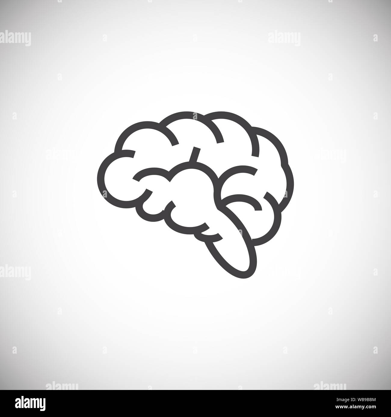 Human organ icon on background for graphic and web design. Simple ...