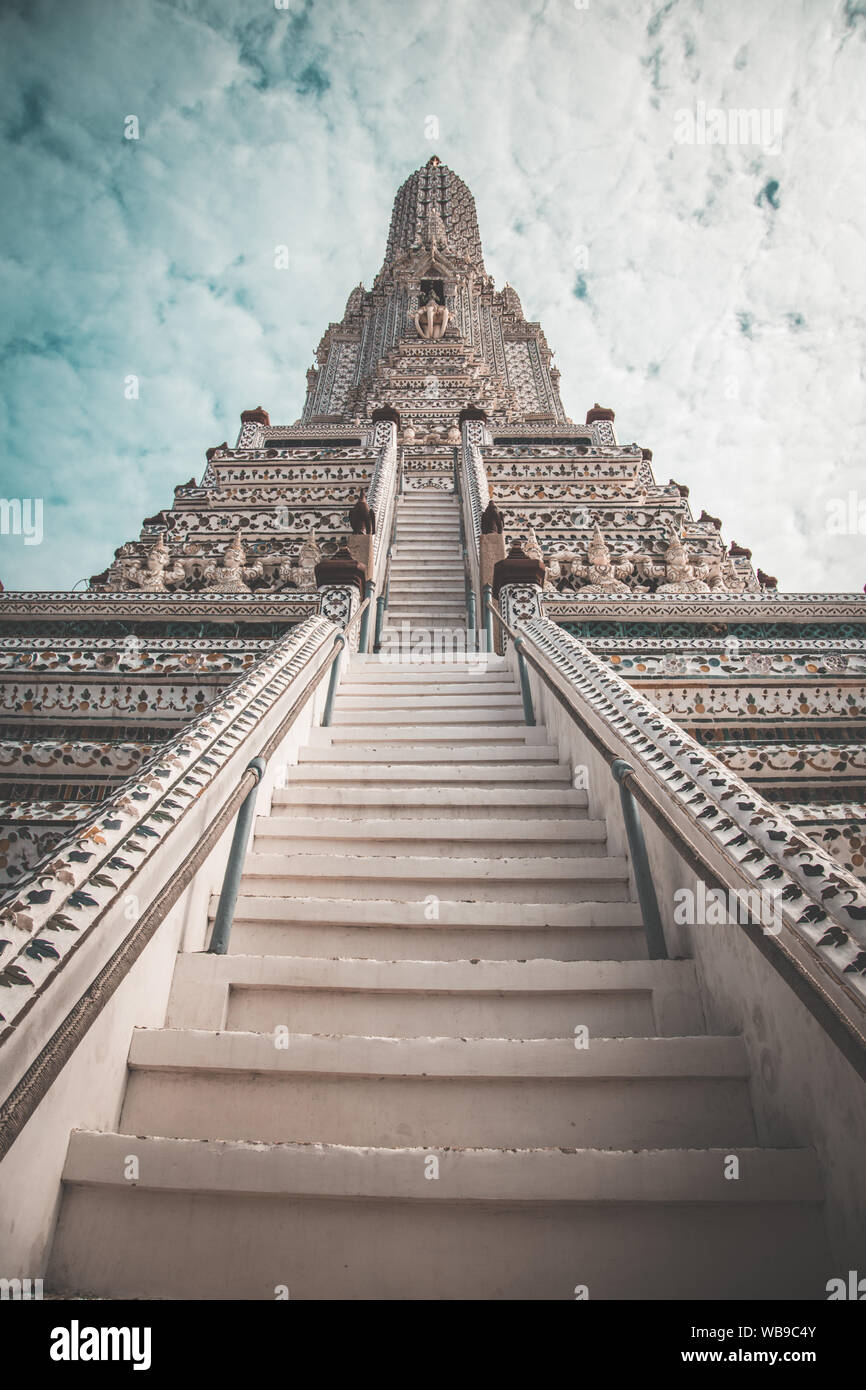 Views of Wat Arun temple in Bangkok Thailand Stock Photo - Alamy