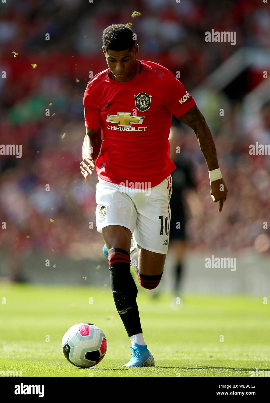 Manchester United's Marcus Rashford during the Premier League match at ...