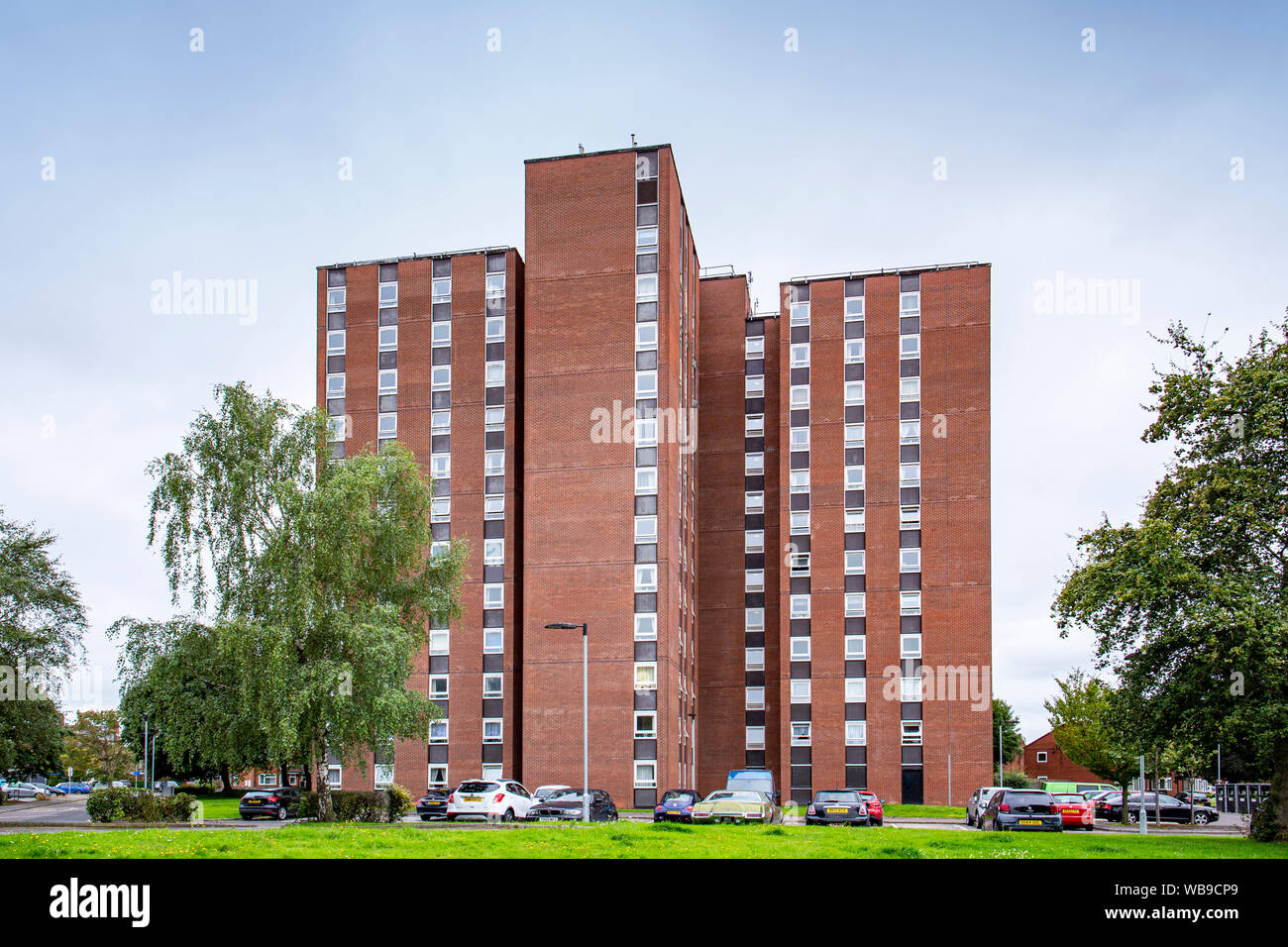 Waverley Court, council estate, in Crewe Cheshire UK Stock Photo - Alamy