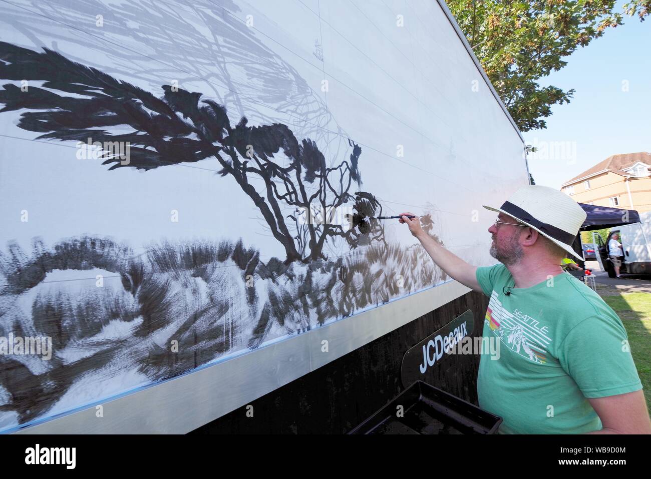 British artist David Downes has been commissioned by ITV to create a ...