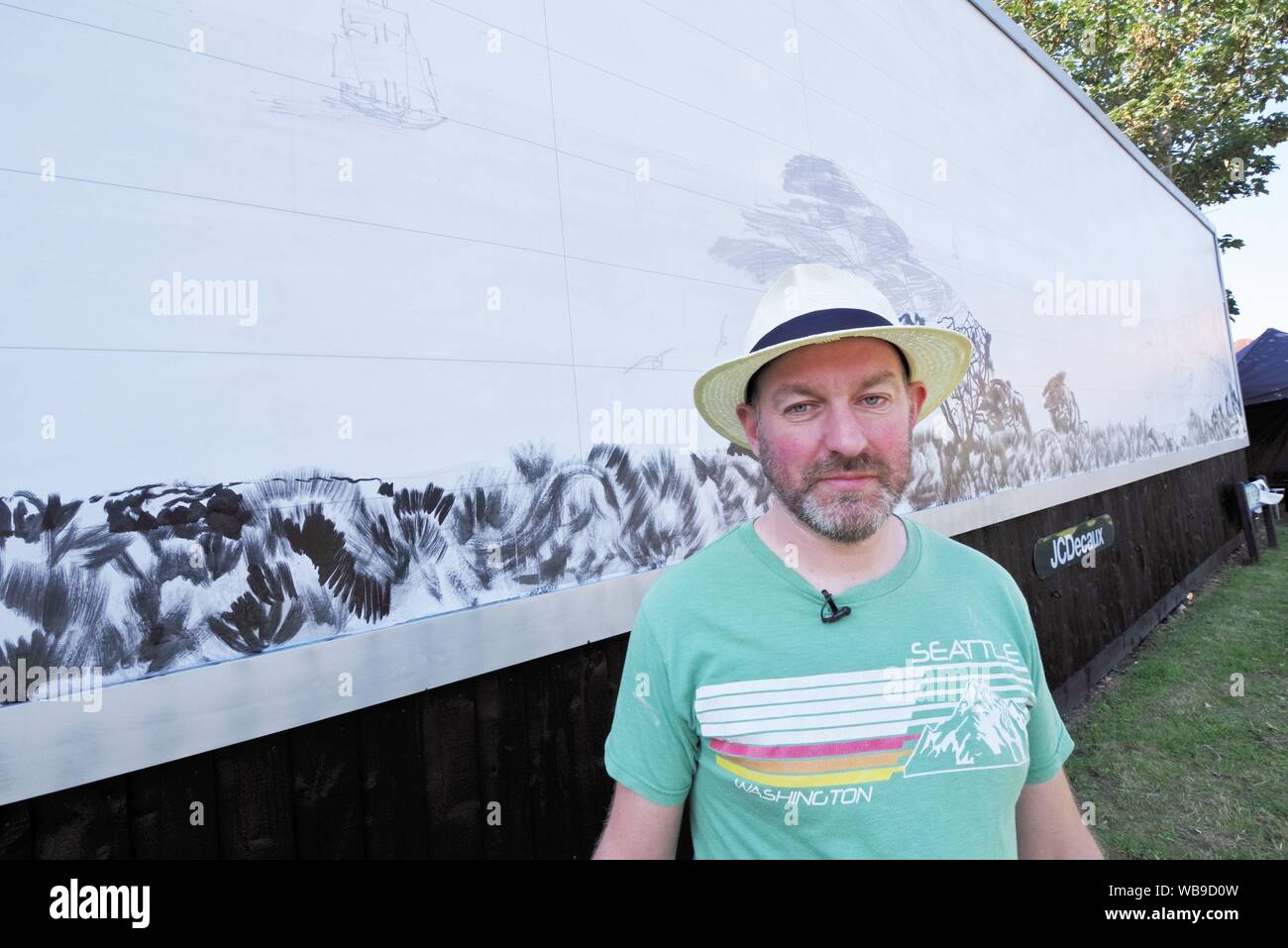 British artist David Downes has been commissioned by ITV to create a ...