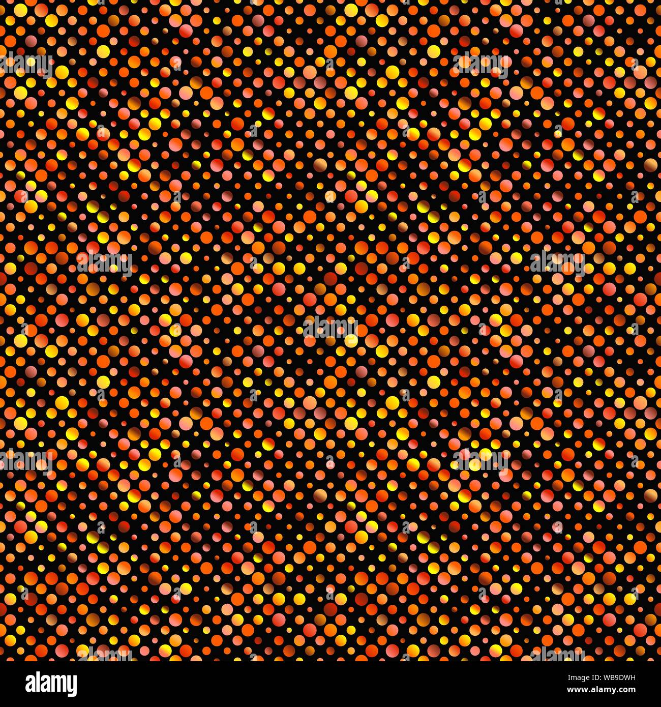 Geometrical seamless gradient random dot pattern background design - abstract vector ...