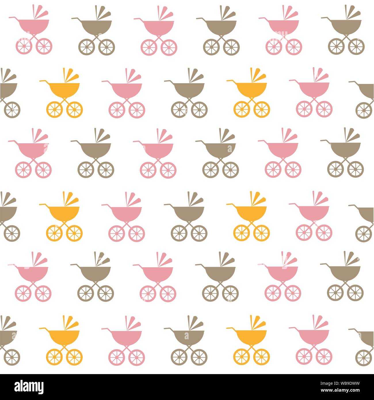 Baby carriage graphic Stock Vector Images - Alamy