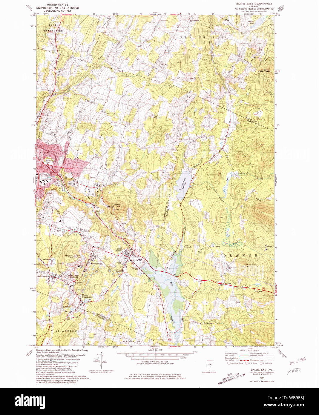 Map of barre Cut Out Stock Images & Pictures - Alamy