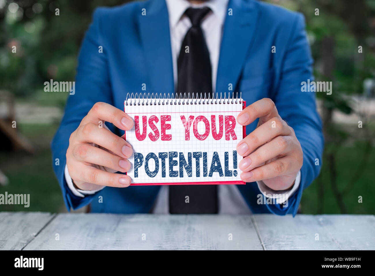 Word writing text Use Your Potential. Business photo showcasing achieve ...