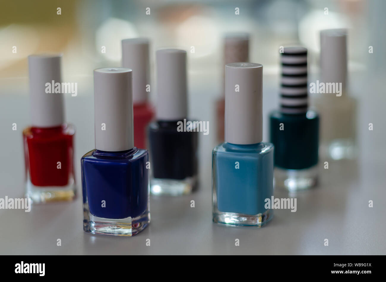 Nail polish assortment hi-res stock photography and images - Alamy
