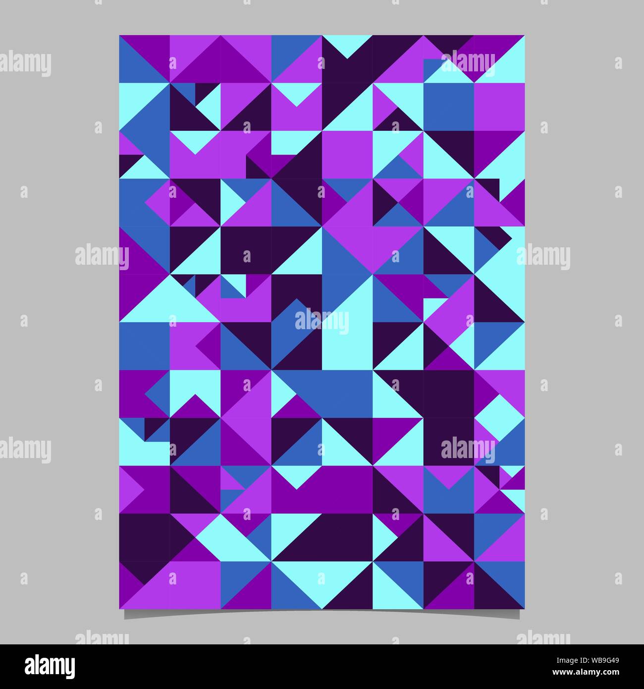 Seamless geometrical triangle tile poster template background ...