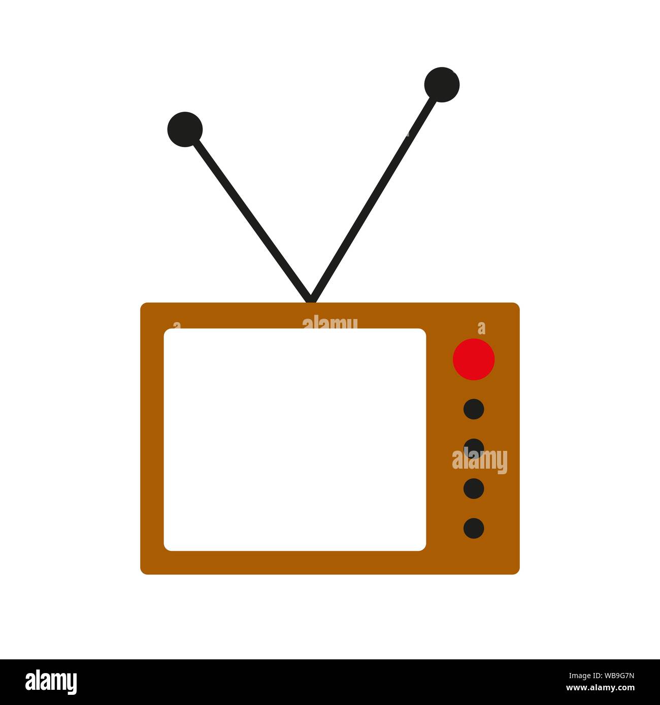 Classic tv symbol hi-res stock photography and images - Alamy