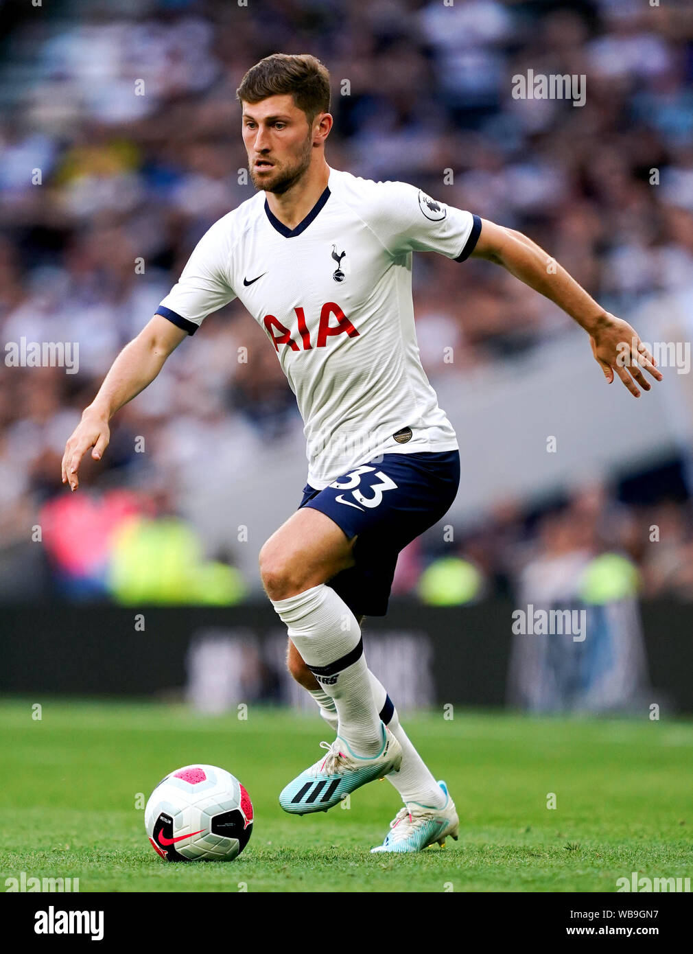 Tottenham Hotspur's Ben Davies in action during the Premier League ...