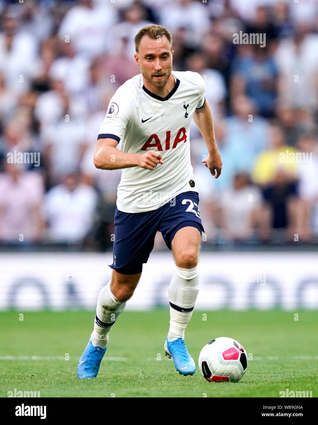 Tottenham Hotspur's Christian Eriksen in action during the Premier ...