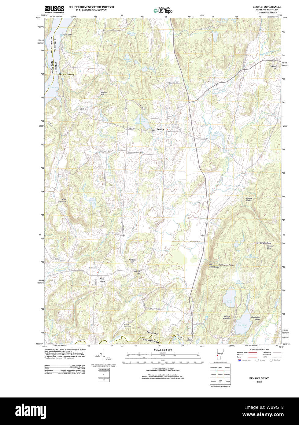 Map of benson hi-res stock photography and images - Alamy