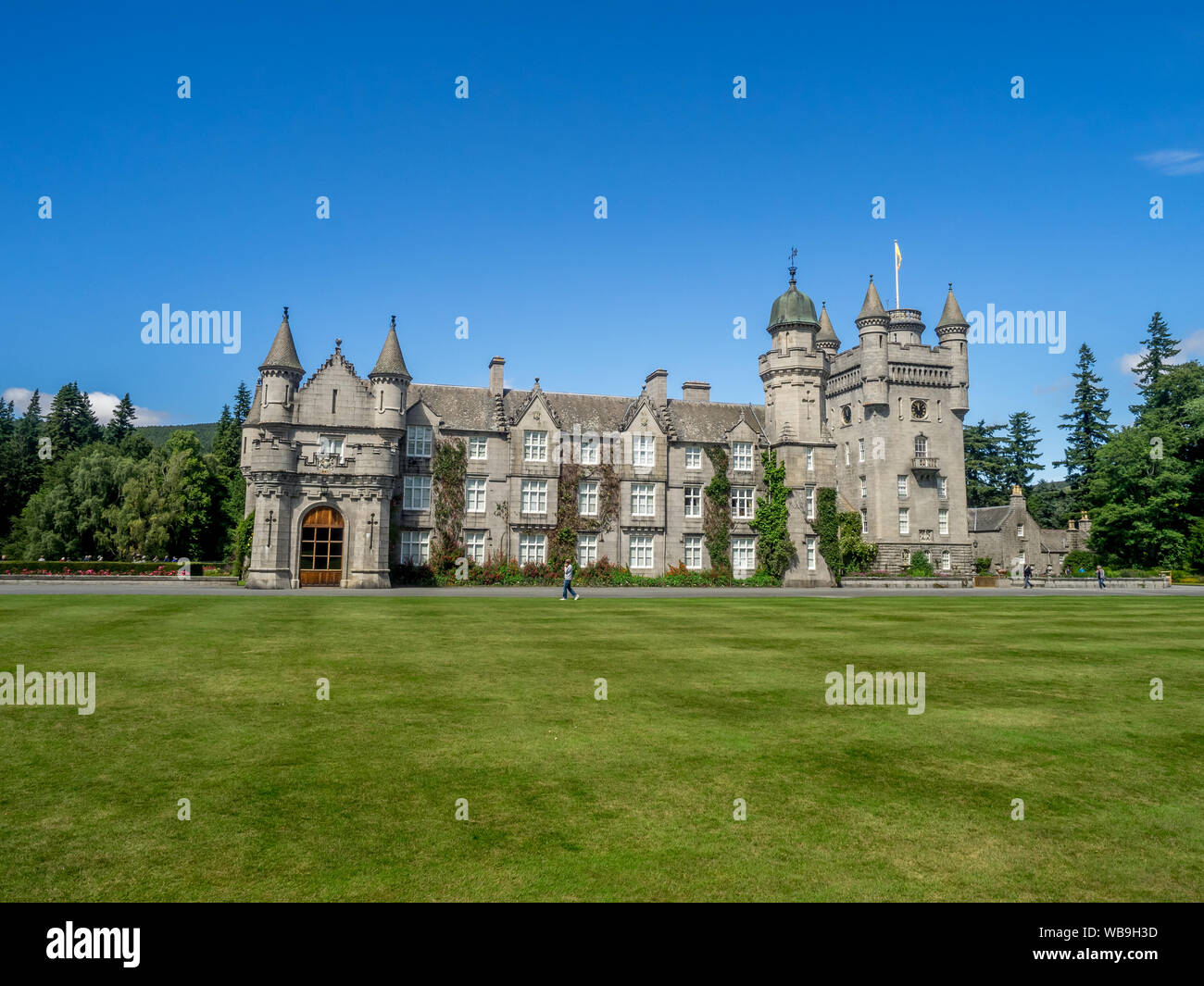 almoral Castle on July 25, 2017 in Aberdeenshire Scotland. Balmoral ...