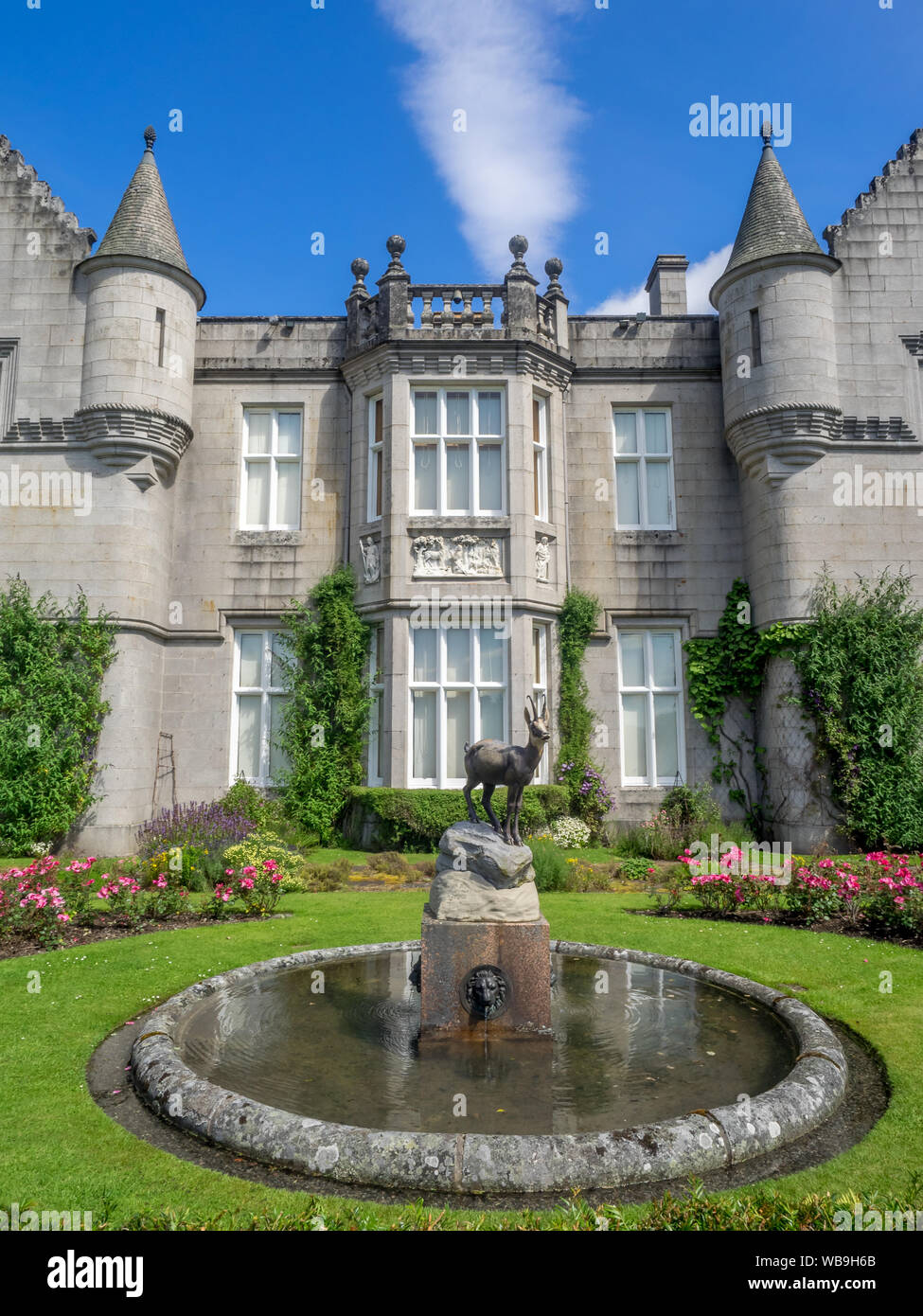almoral Castle on July 25, 2017 in Aberdeenshire Scotland. Balmoral ...