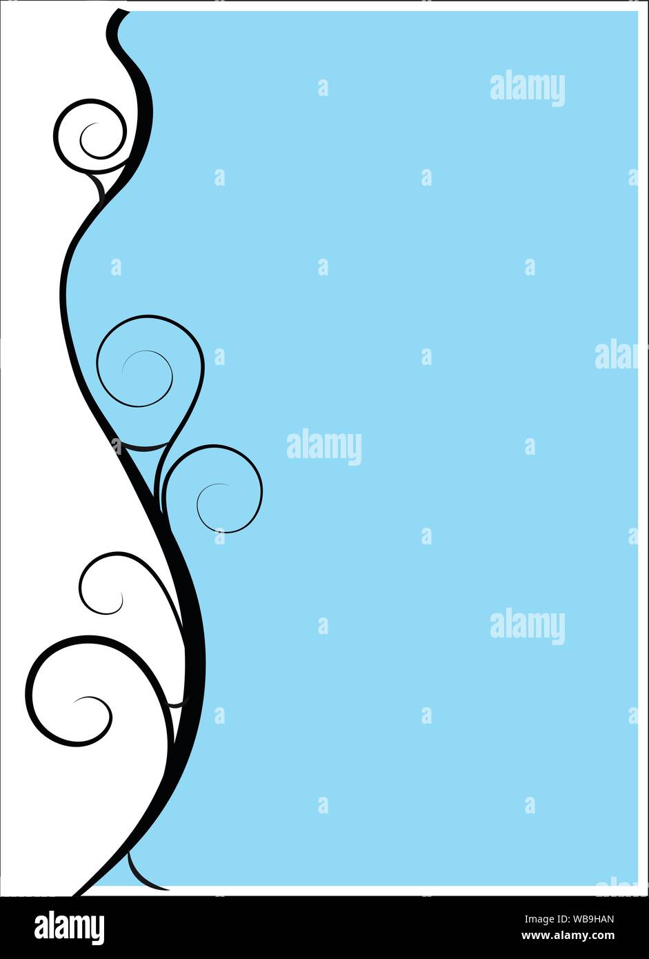 card background for greeting cards, blue and white Stock Vector Image ...