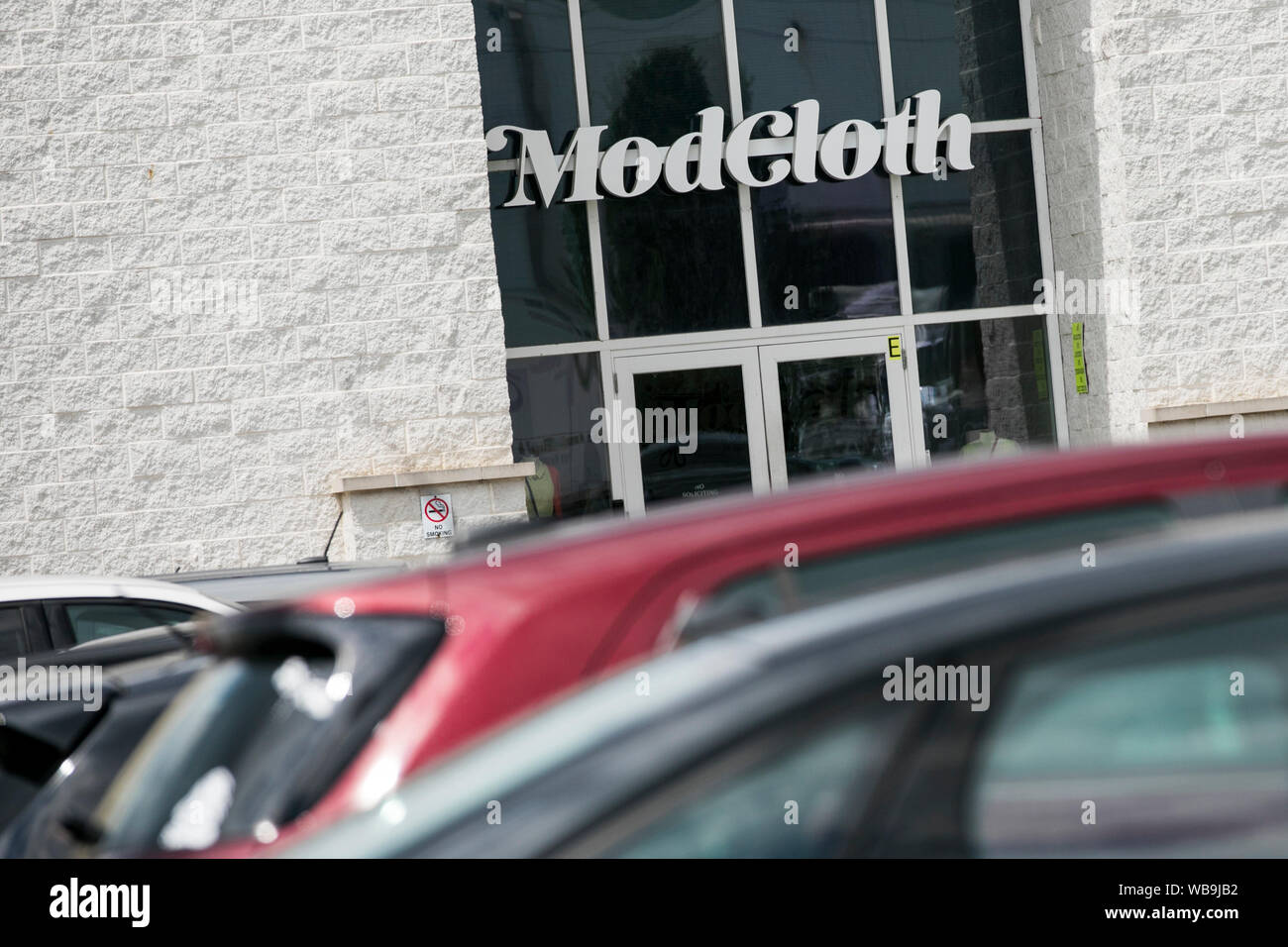 A logo sign outside of a facility occupied by Modcloth in Pittsburgh ...