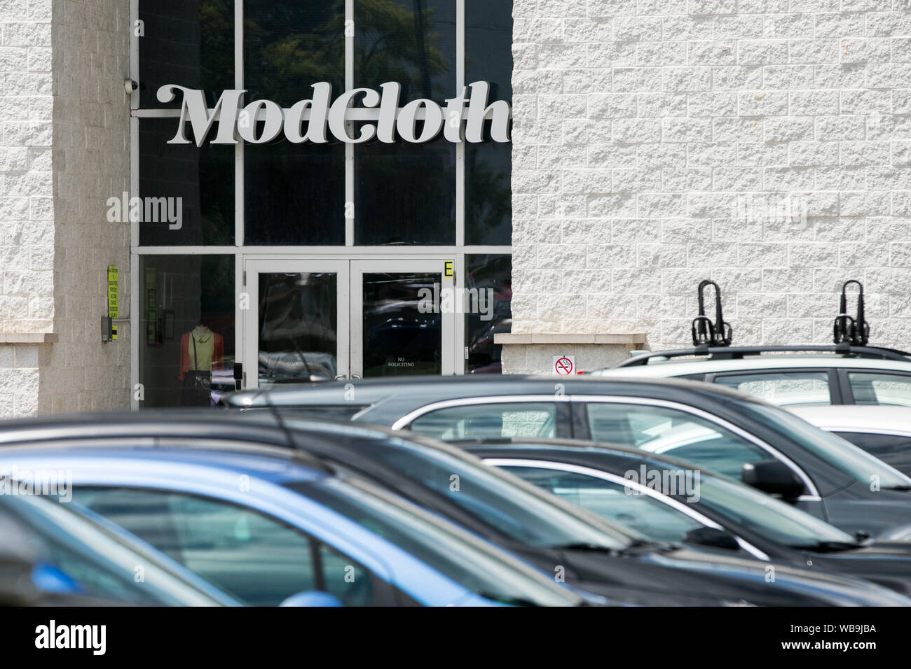 A logo sign outside of a facility occupied by Modcloth in Pittsburgh ...