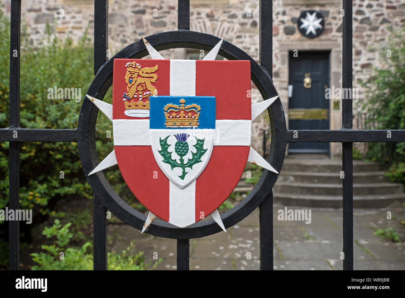 The Scottish version of the Coat of Arms of the Priory of the Most ...