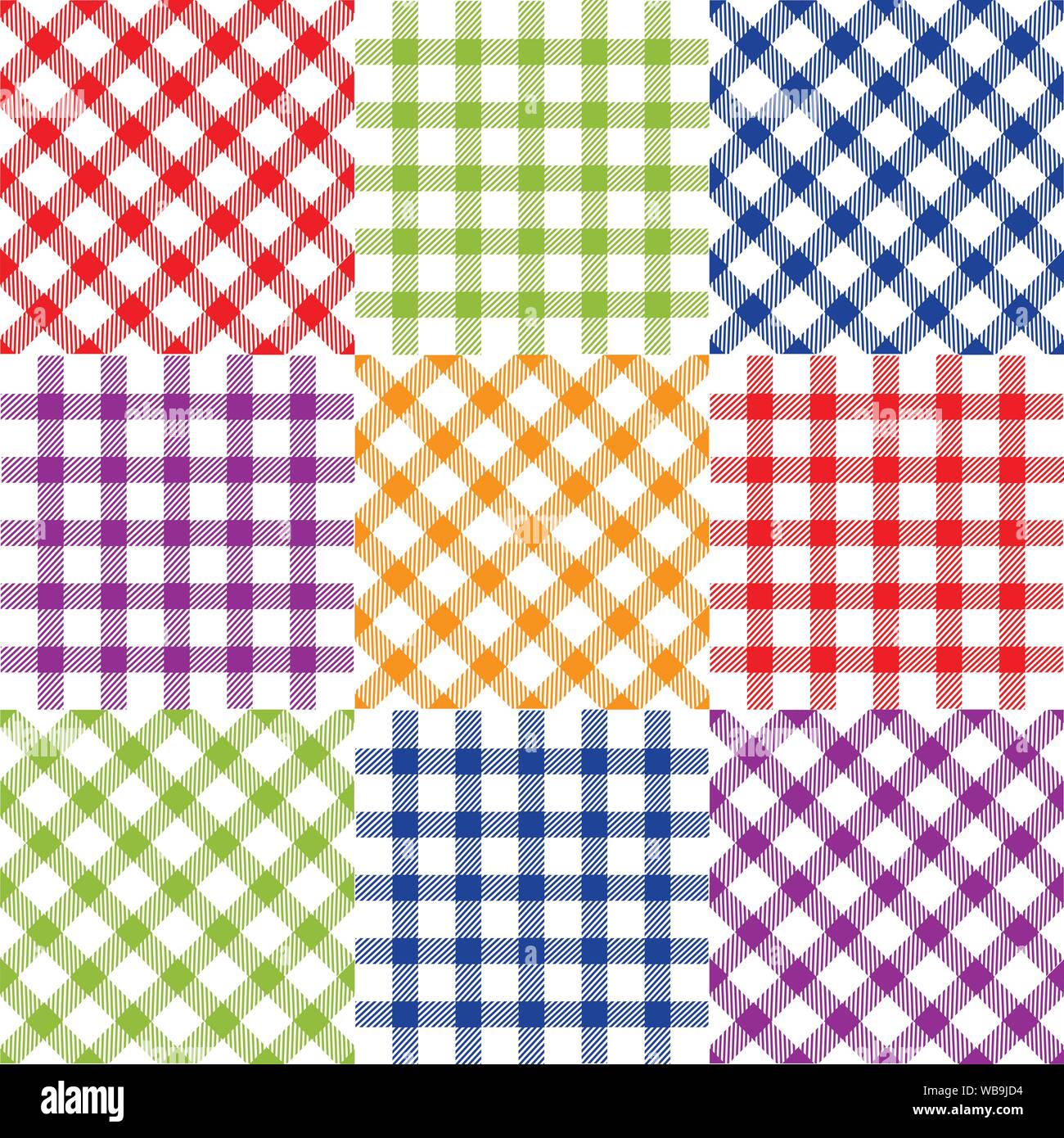 Set of plaid seamless patterns Stock Vector Image & Art - Alamy