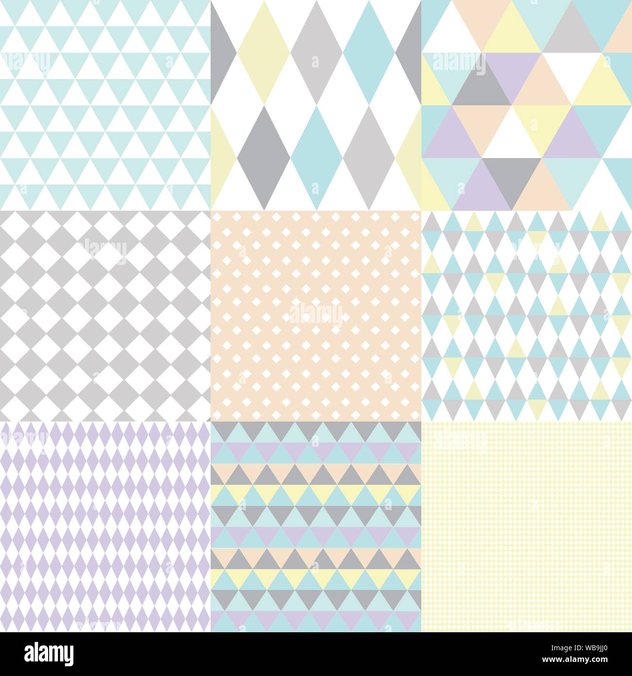 Set of geometric patterns vector image Stock Vector Image & Art - Alamy