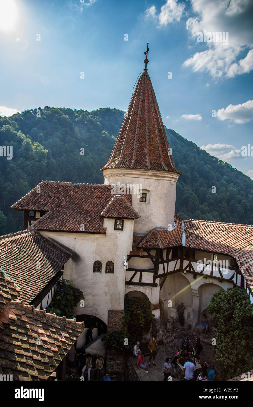Bran Castle of Dracula in Transylvania in Romania Stock Photo - Alamy