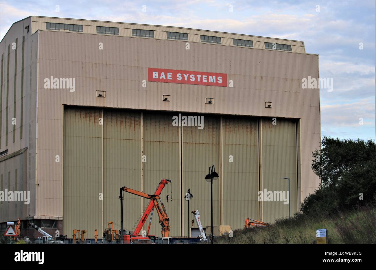 Submarine builders dock hall hi-res stock photography and images - Alamy