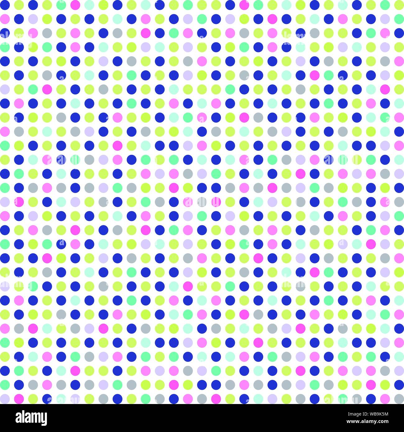 Seamless dots pattern vector Stock Vector Images - Alamy