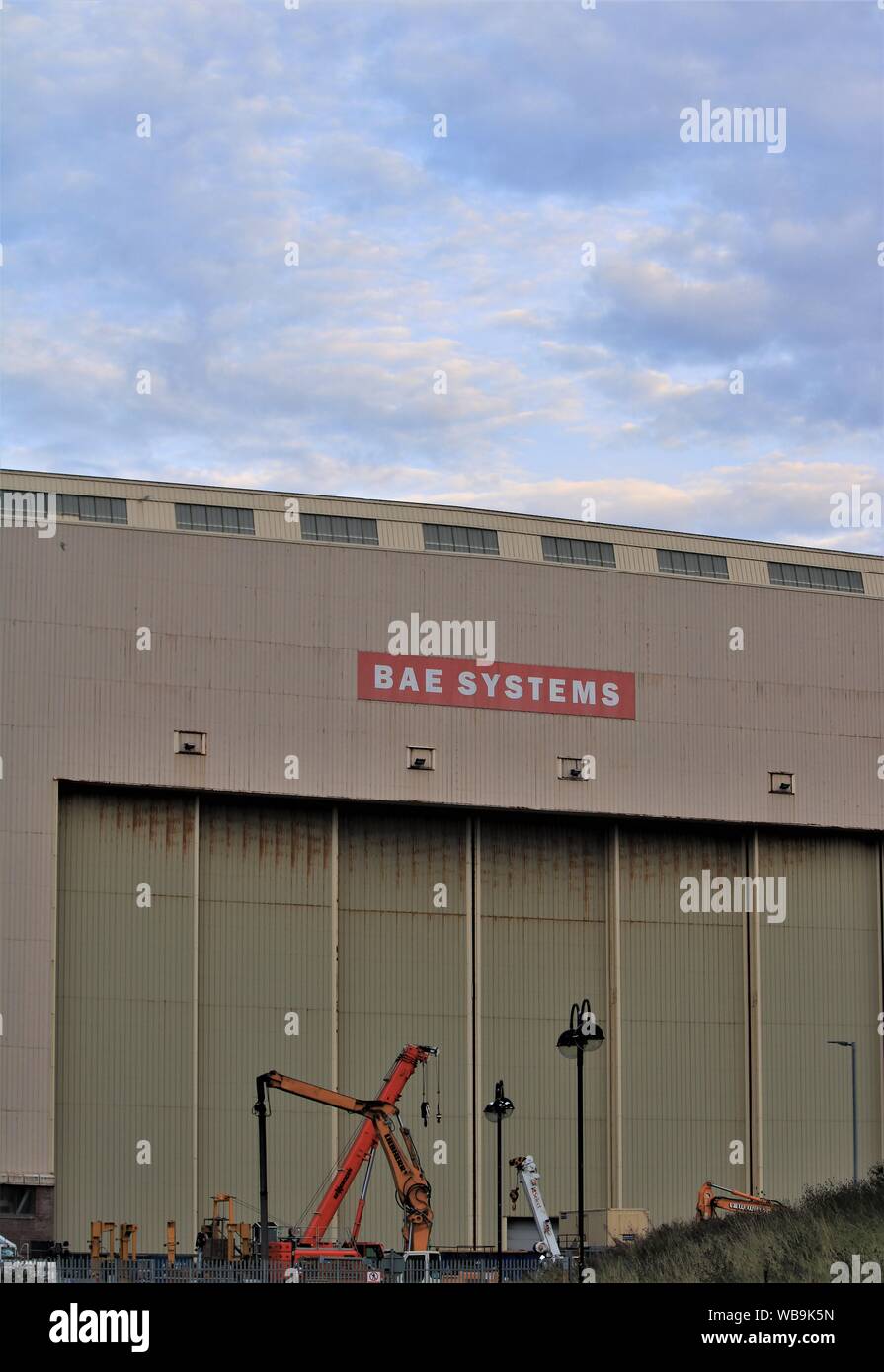 Barrow In Furness, Cumbria, UK. BAE Systems, Submarine Builders. The ...
