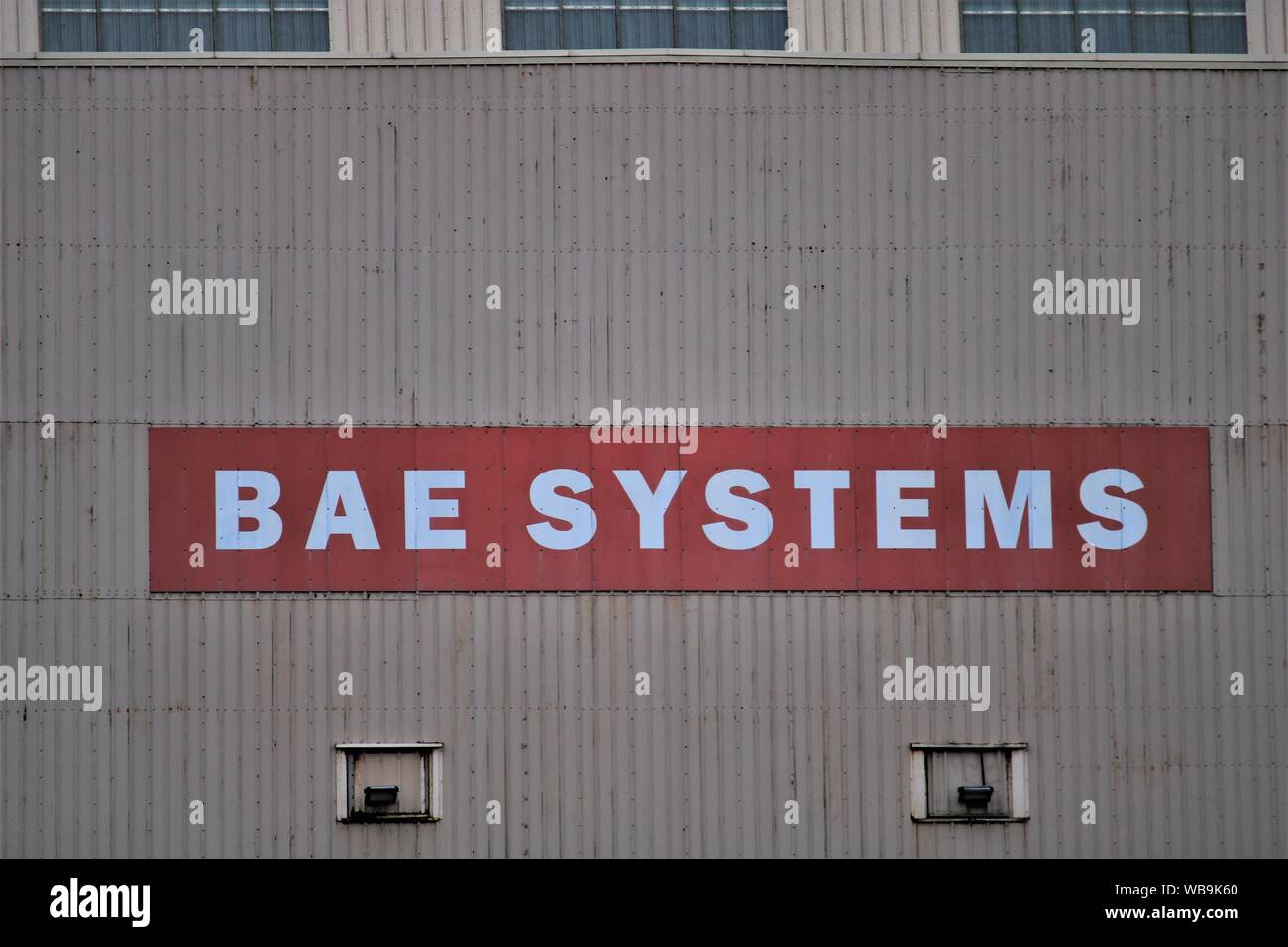 Barrow In Furness, Cumbria, UK. BAE Systems, Submarine Builders. The ...