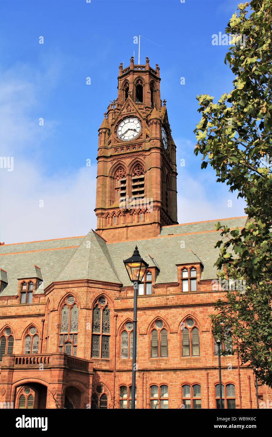 Barrow in furness town hall clock hi-res stock photography and images ...