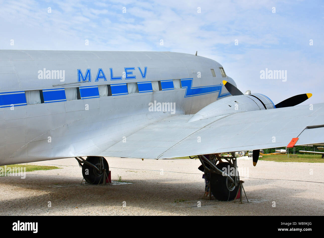 Lisunov LI-2T airplane, Aeropark is an open-air aviation museum next to ...