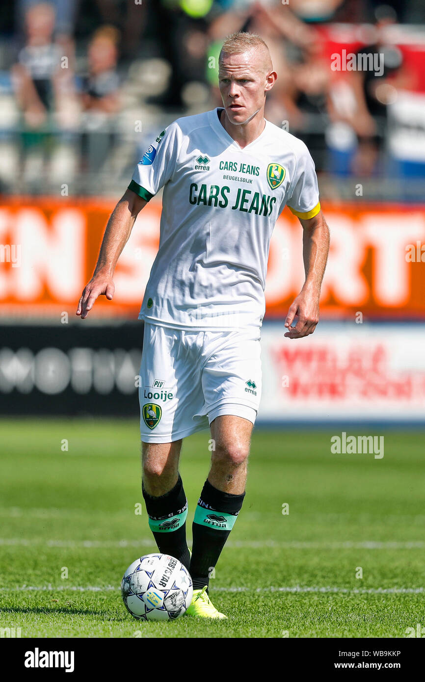 WAALWIJK, Netherlands. 25th Aug, 2019. football, Mandemakers stadium ...