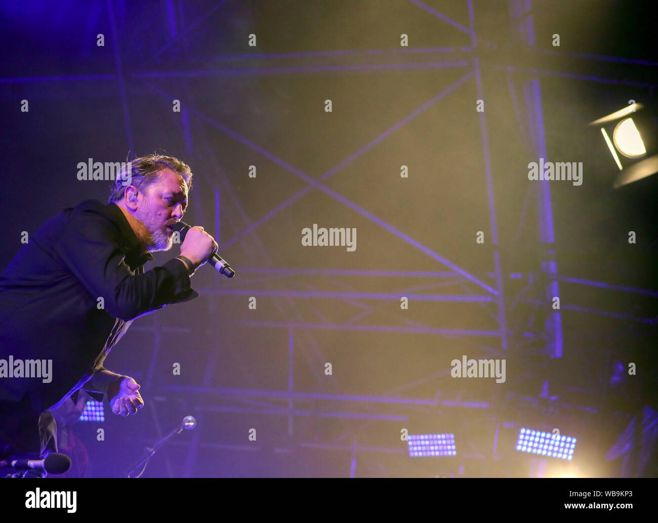 Guy Garvey of Elbow performing during The Big Feastival at Churchill ...