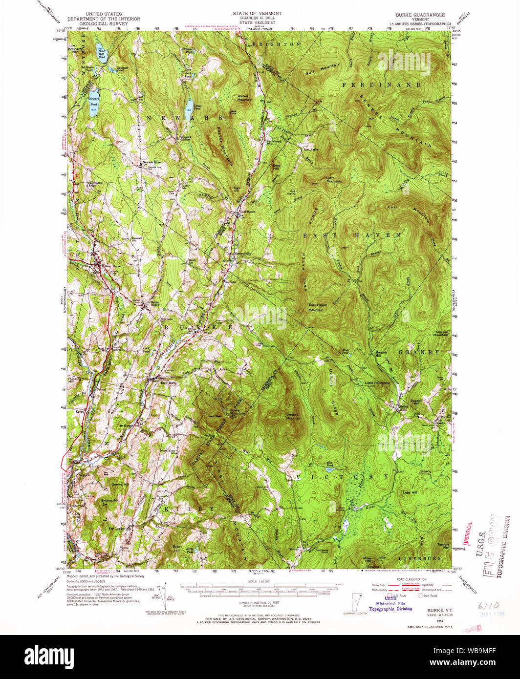Map of burke Cut Out Stock Images & Pictures - Alamy