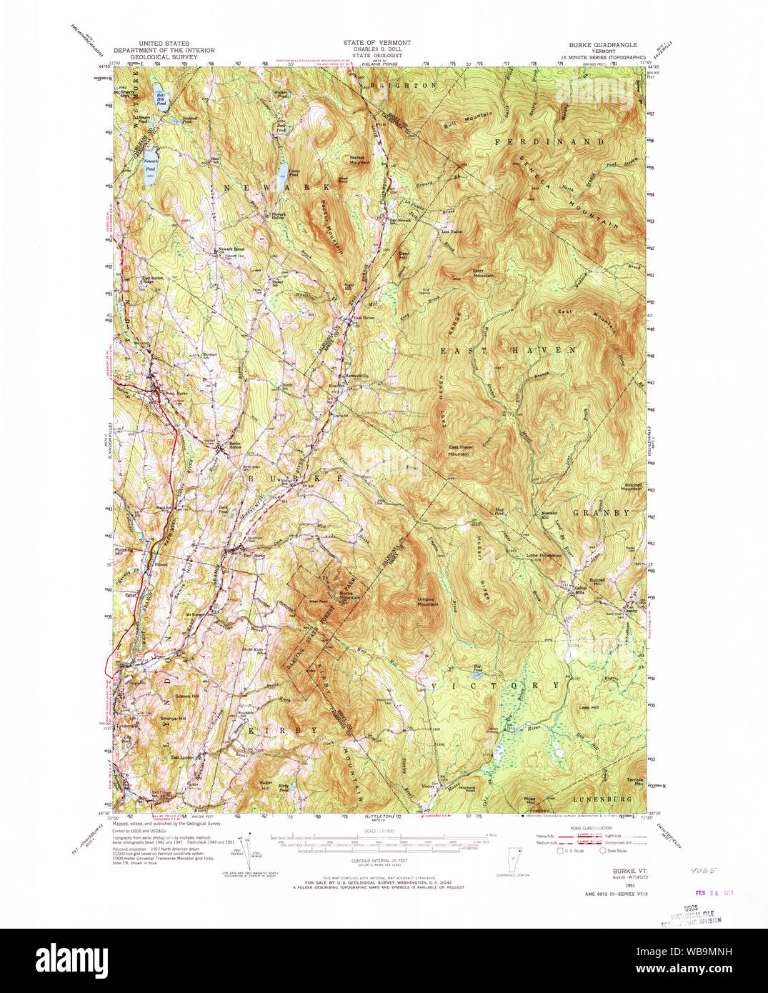 Map of burke Cut Out Stock Images & Pictures - Alamy