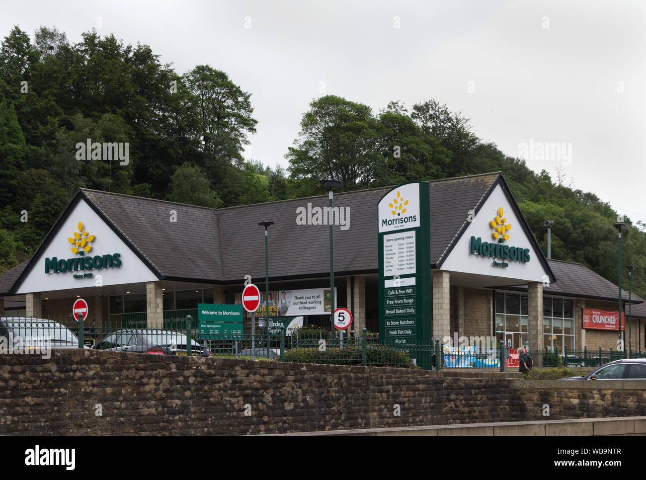Morrisons Supermarket, Todmorden Stock Photo - Alamy