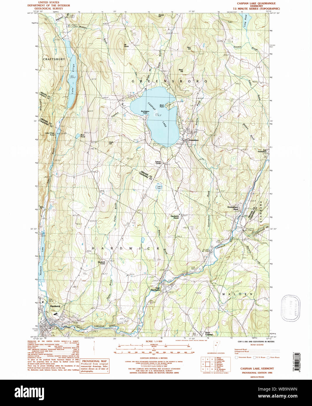 Lake vermont Cut Out Stock Images & Pictures - Alamy