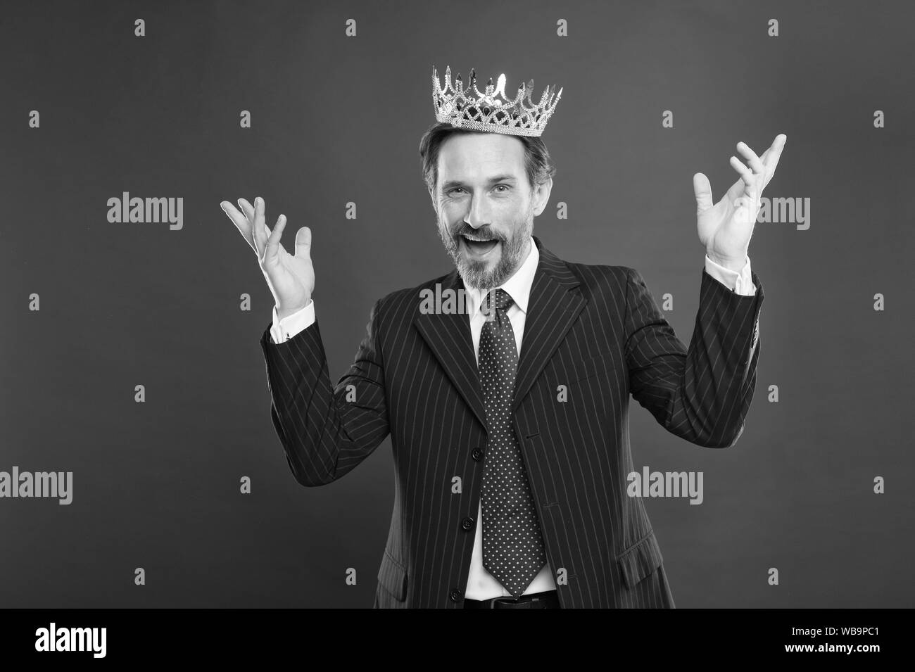 His dream of being champion came true. Crowned champion smiling with ...
