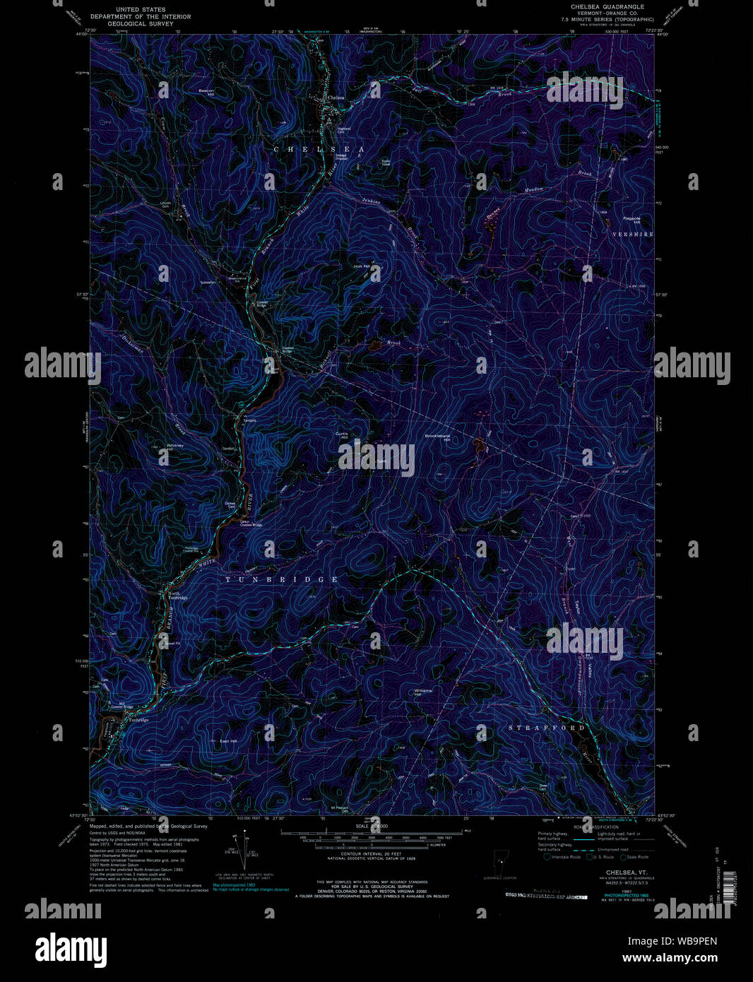 Vermont vt chelsea hi-res stock photography and images - Alamy