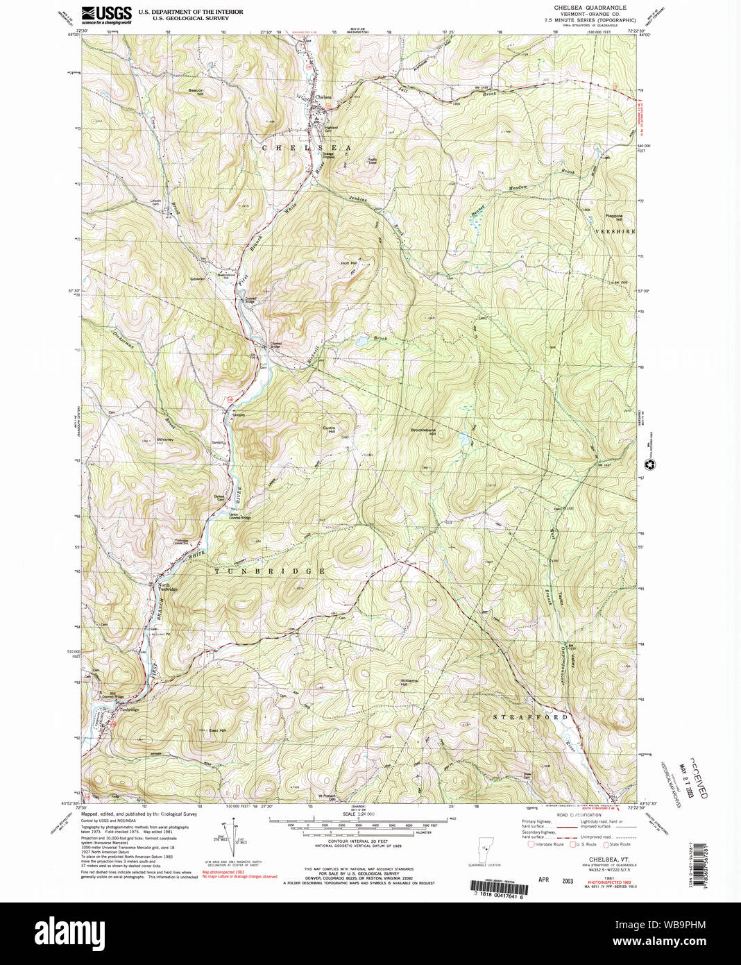 Vermont vt chelsea hi-res stock photography and images - Alamy