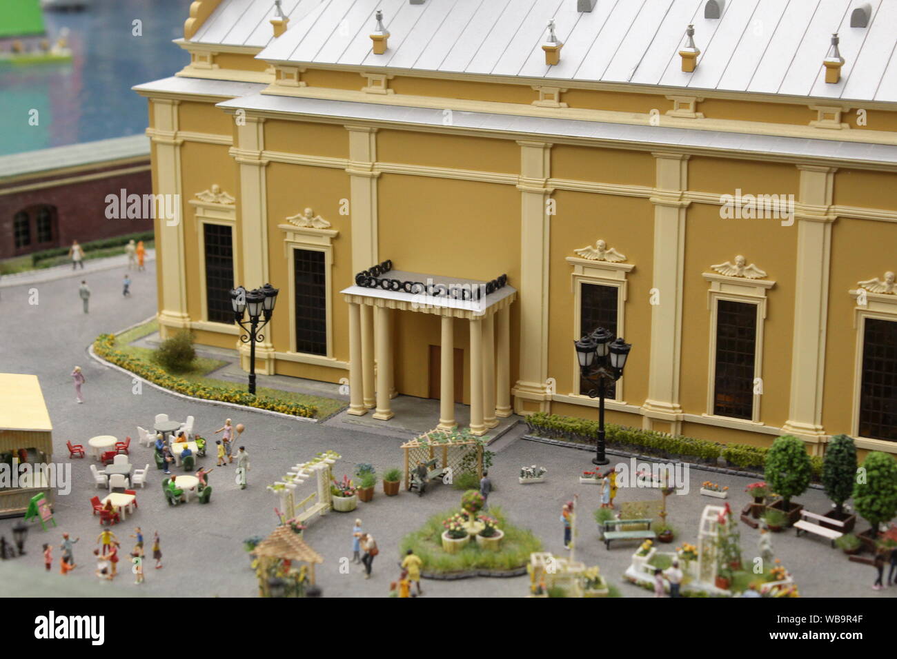 Toy city in a small size, very beautiful Stock Photo - Alamy
