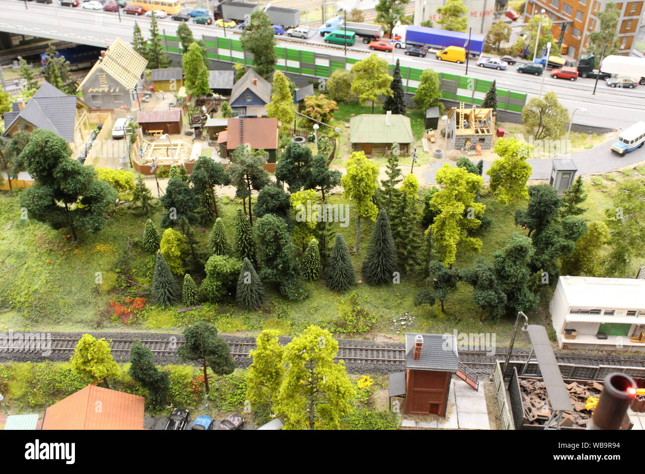 Toy city in a small size, very beautiful Stock Photo - Alamy
