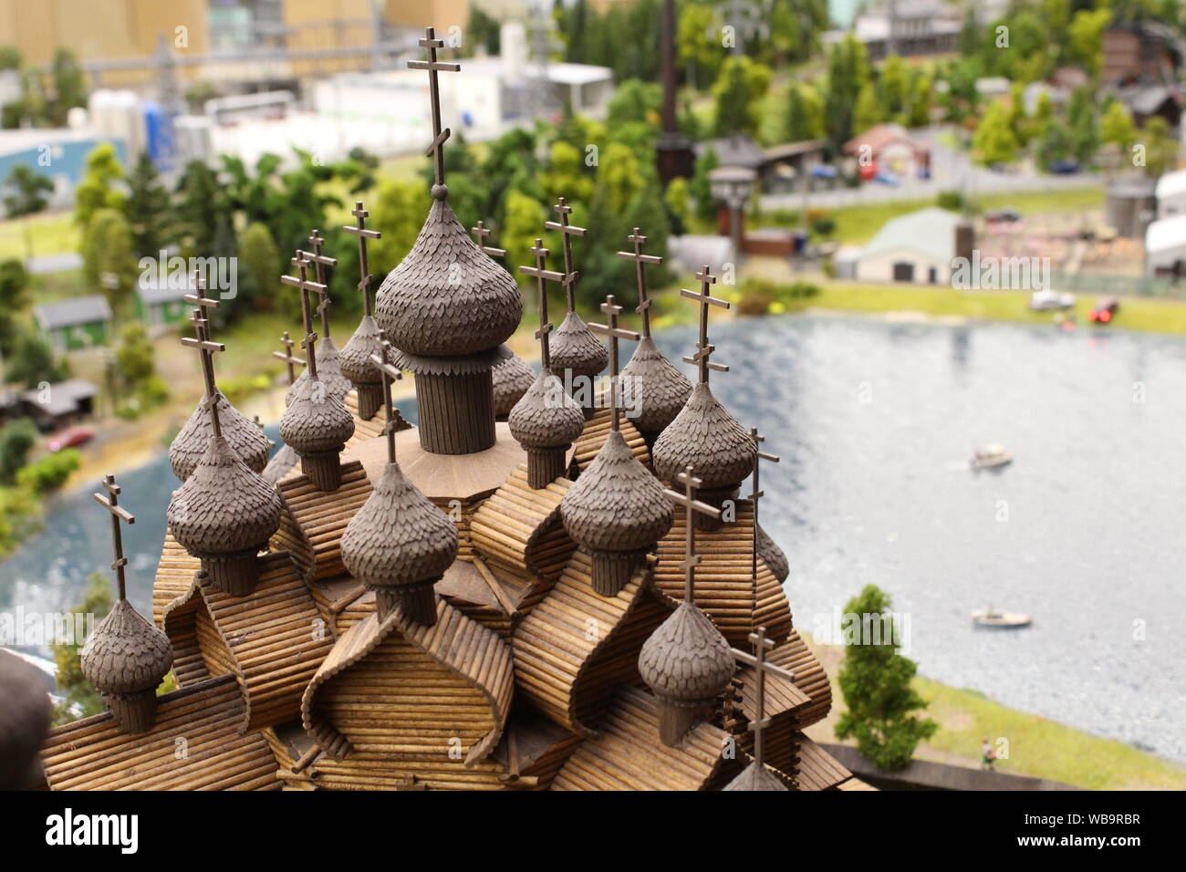 Toy city in a small size, very beautiful Stock Photo - Alamy